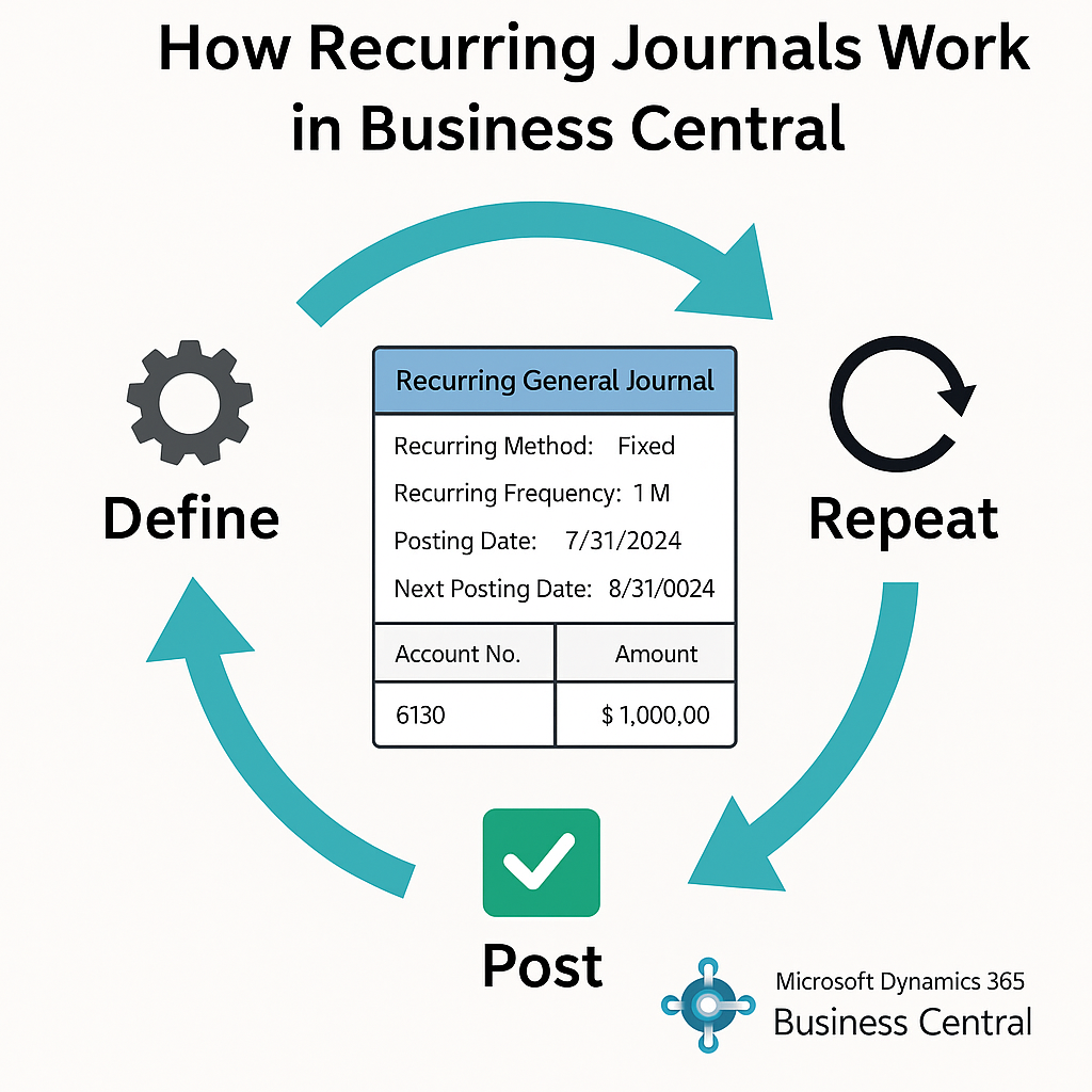 Recurring Journals in Business Central: Setup, Tips, and Use Cases